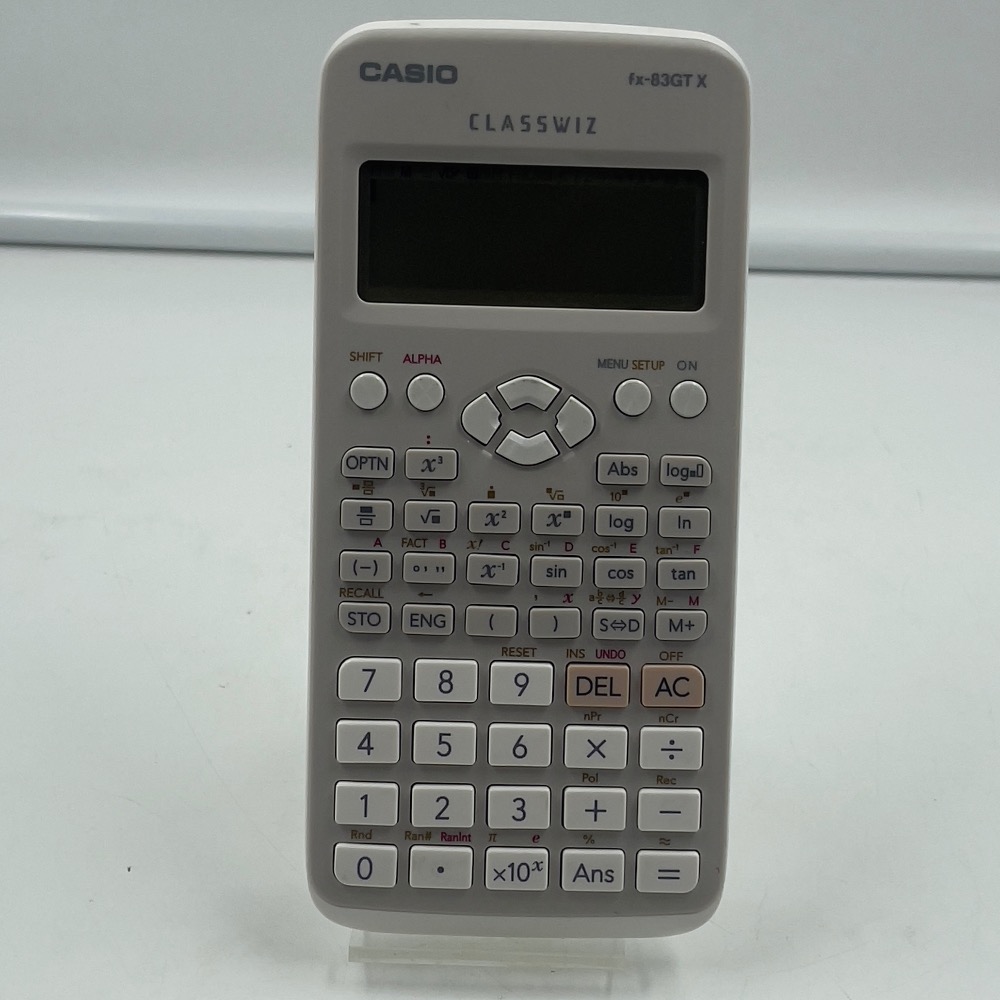 Pre-owned CASIO FX-83GT X SCIENTIFIC CALCULATOR - WHITE - Own4Less